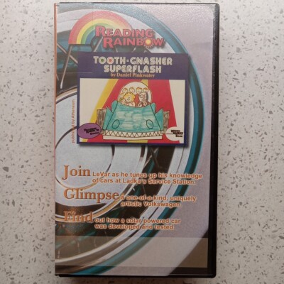 Reading Rainbow VHS "Tooth-Gnasher Superflash" Ep #063/155 LeVar Burton ...