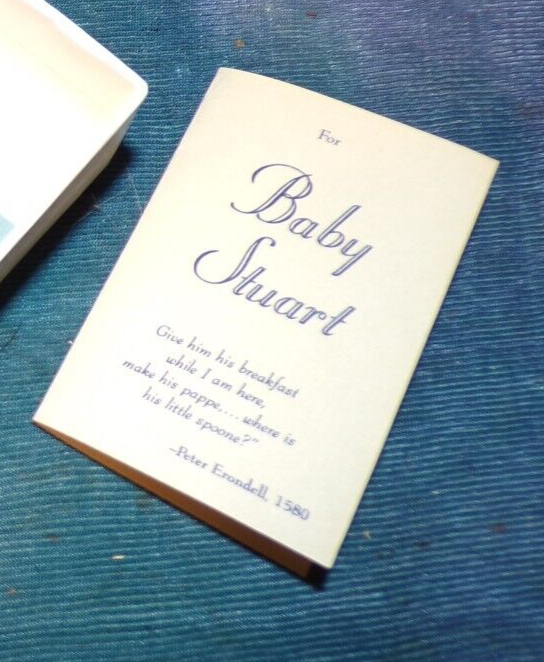 Artist 1996 United States Historical UFDC Baby Stuart Bisque Doll MIB ...