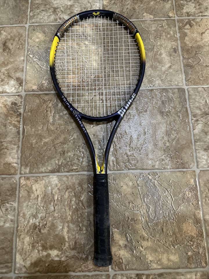Prince TT Vendetta Tennis Racquet Midplus 95 Triple Threat 3 Graphite ...