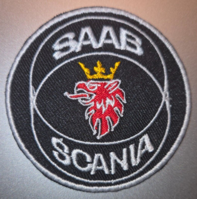 SAAB AUTOMOTIVE IRON ON PATCH 3" X 3" FAST FREE SHIPPING W/ TRACKING | eBay