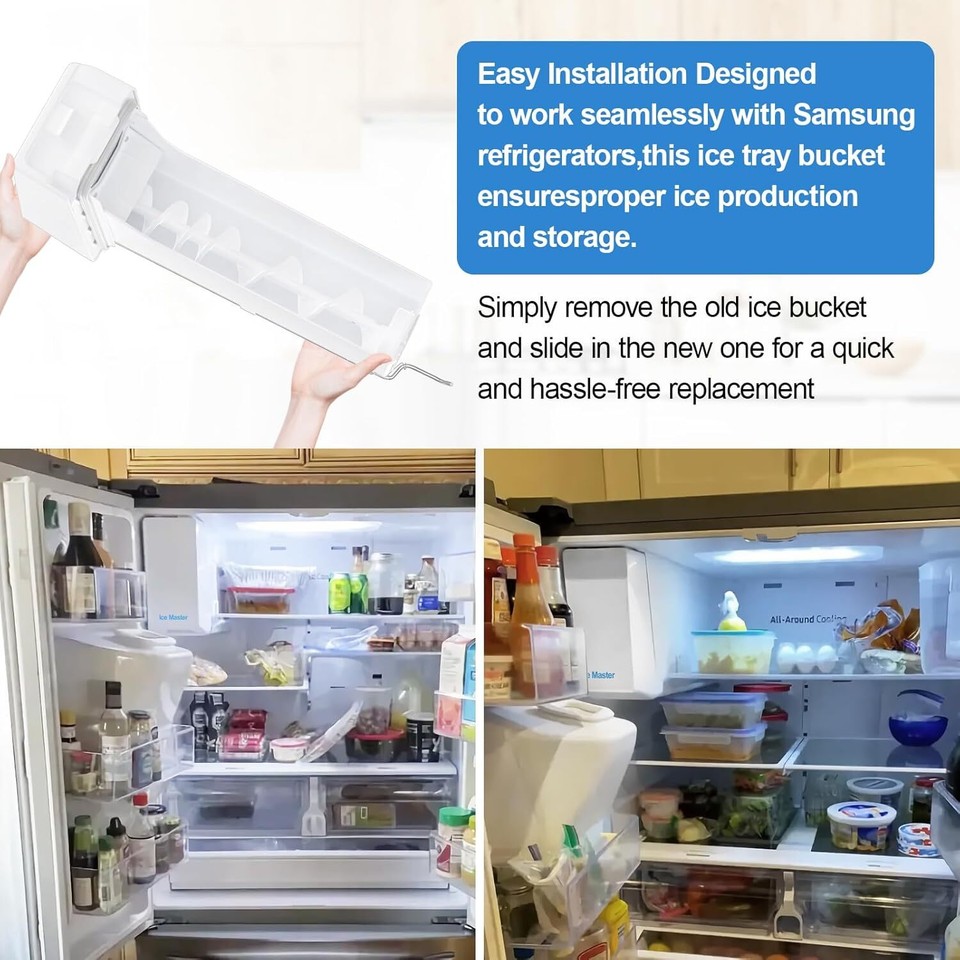 DA63-06925A Refrigerator Ice Maker Bucket For Samsung Ice Bucket Tray ...