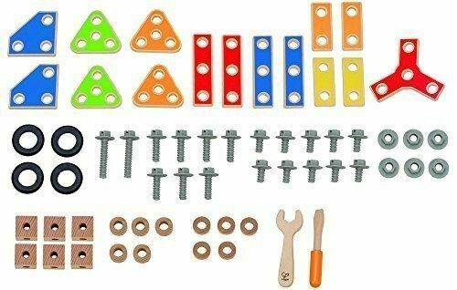 Hape Master 62pc 2 Extra Builder Wooden Toddler Role Play Set for sale ...