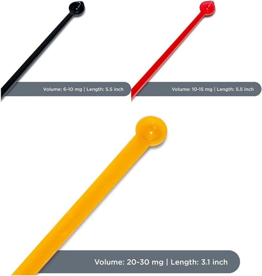 Dosing Spoon Milligram Measuring Spoons Set 3/7 Exact Dosing from 6 Mg ...