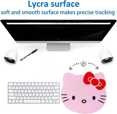 Kawaii Hello Kitty Mouse Pad, Cute Mouse Pad for Computer Laptop ...