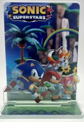Sonic Superstars Acrylic Display Stand GameStop Preorder Bonus BRAND ...