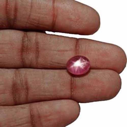 BURMA Star Ruby 6.12 Cts Natural Untreated Intense Pink Oval | eBay