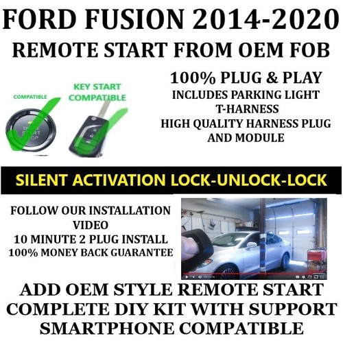 100% PLUG & PLAY REMOTE STARTER KIT FOR 2019 FORD FUSION | eBay