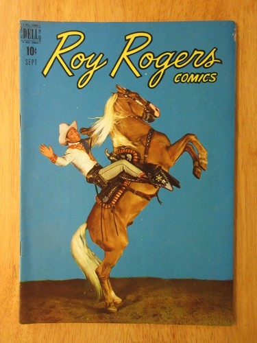 Dell Western Comics ROY ROGERS #21 (1949) **Photo Covers!** | eBay