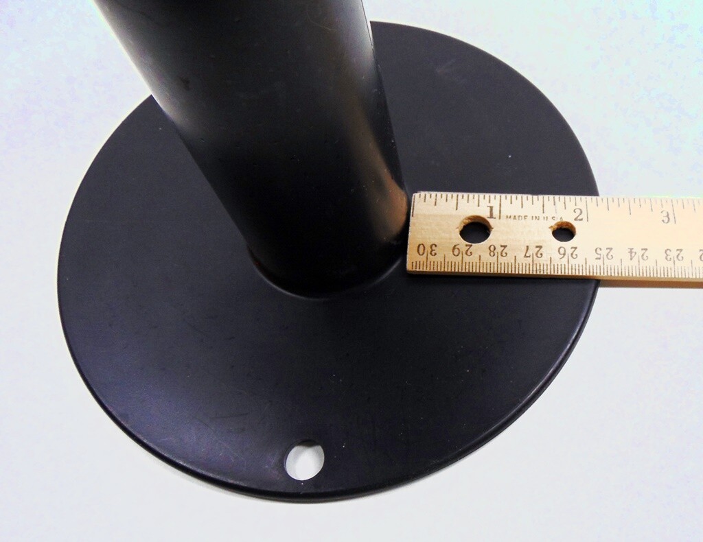 Large Empty Black Plastic Spool 6.75" tall x 6.5" base chain, cord ...