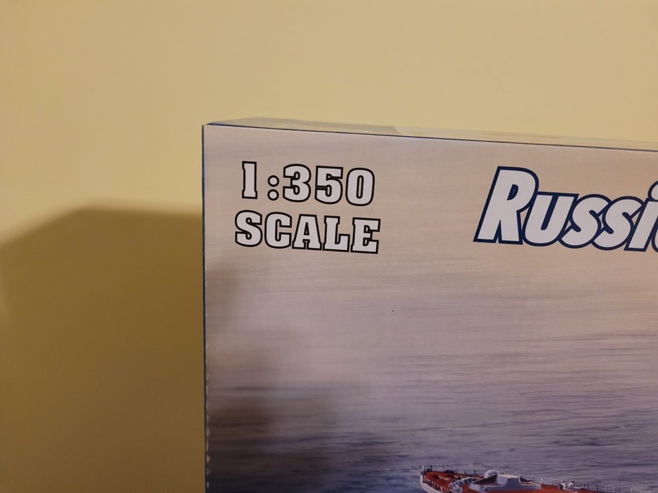 VINTAGE 2008 TRUMPETER 1:350 SCALE RUSSIAN CRUISER ADMIRAL LAZAREV (EX ...