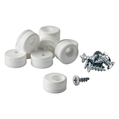 10 Pack FastCap Euro Door Stops for Inset Doors, White | eBay