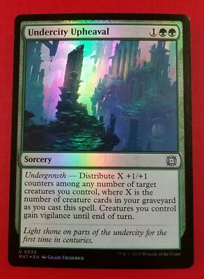 1x Undercity Upheaval | FOIL | MAT: The Aftermath | MTG Magic Cards | eBay