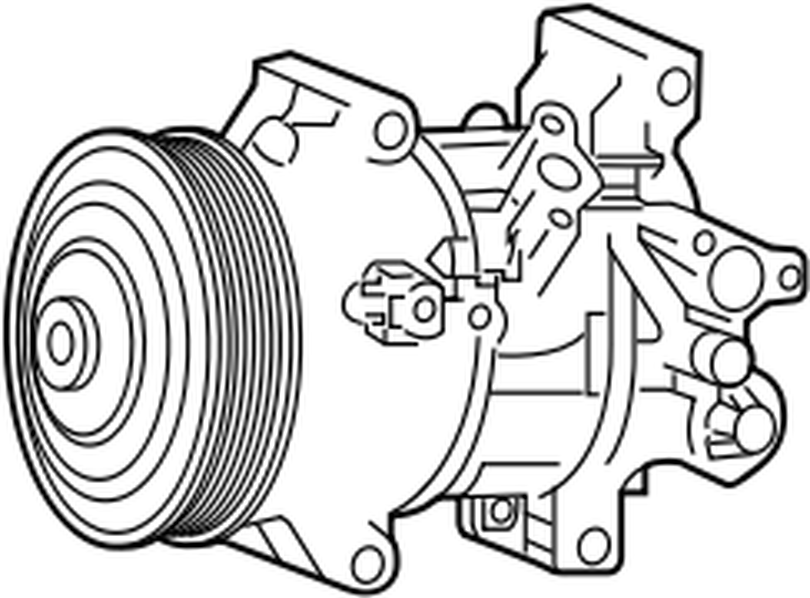 88310-1A841 Toyota Compressor assy, w/pulley 883101A841, New Genuine ...