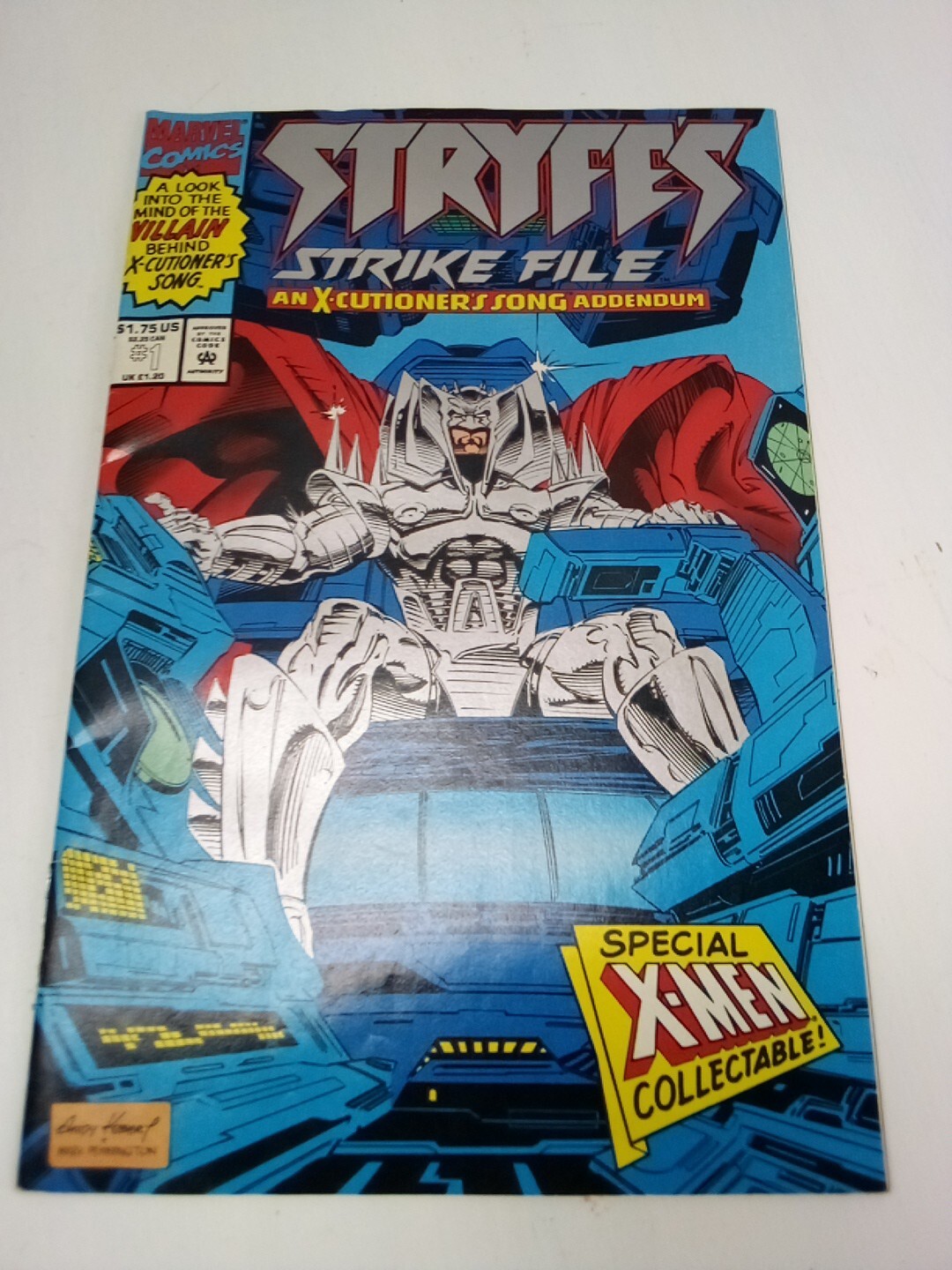 Stryfes Strike File #1 Comic Book 1993 VF Marvel Comics Andy Kubert | eBay