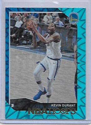 2018-19 Hoops KEVIN DURANT Teal parallel Golden State Warriors #5 | eBay
