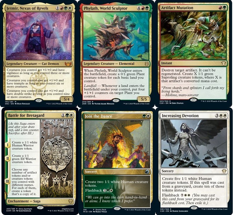 MTG Commander EDH Deck Jetmir, Nexus of Revels 100 Cards Custom Deck ...