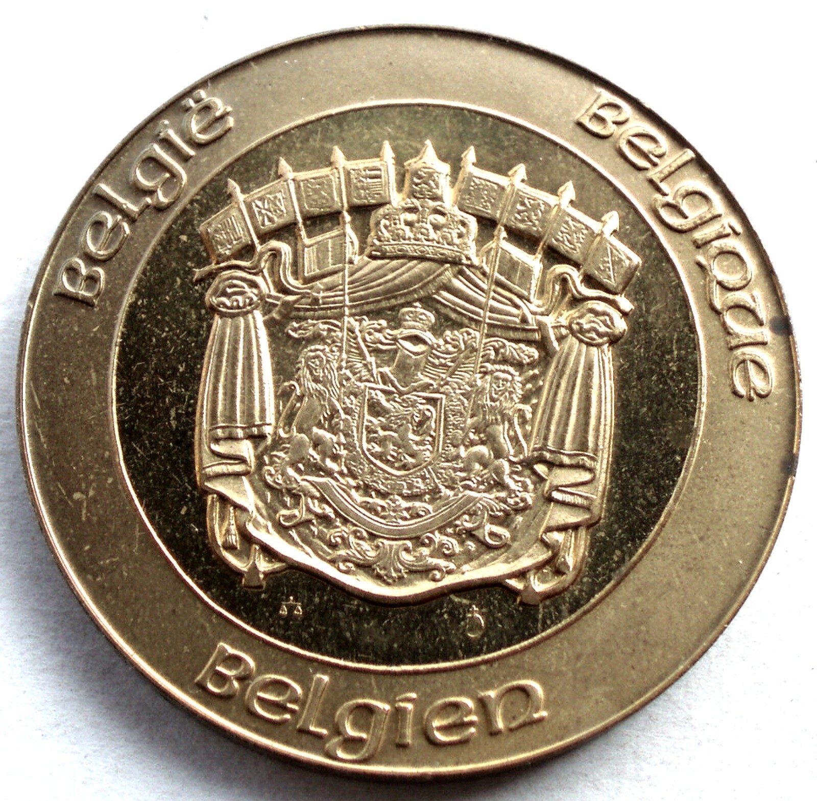 BELGIUM, ALBERTUS II REX BELGARUM 1993 Commemorative Medal 37mm 22g ...