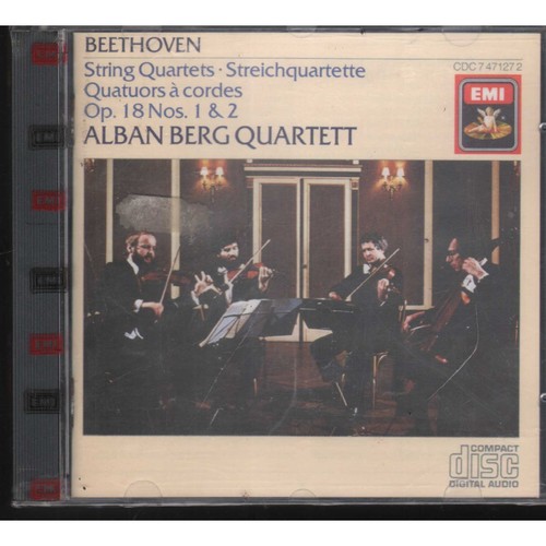 Beethoven, Alban Berg CD String Quartets Op.18 NOS 1,2 Emi – CDC7471272 ...