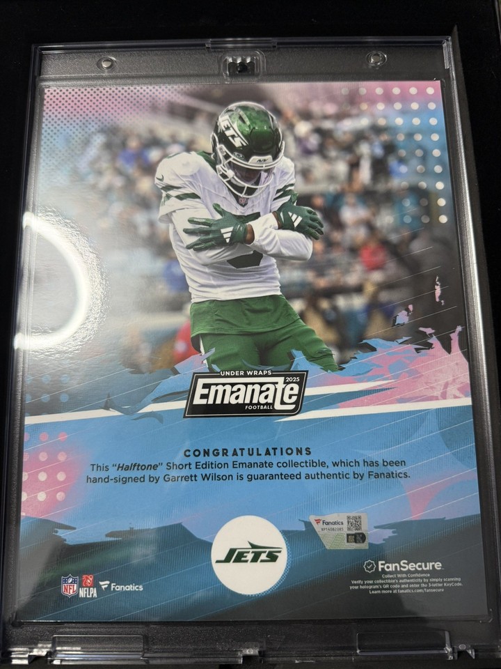 2025 Fanatics Under Wraps Emanate Halftone “Short Edition” GARRETT ...