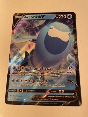 Arctovish V - 048/203 - Pokemon TCG: Evolving Skies Rare Card | eBay