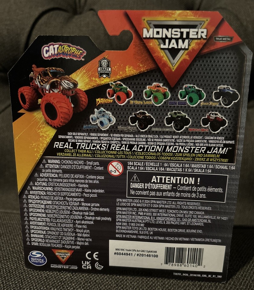 Monster Jam Catastrophe Series 38 Rare Crazy Creatures 1:64 | eBay