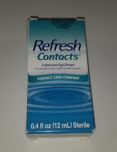 Refresh Contacts Lens Comfort Drops 0.4oz / 12ml EXP 05/2025 NEW | eBay