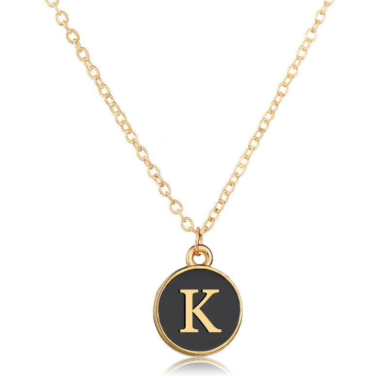 Gold Alphabet Letter Initial Friendship Bridesmaid Ladies Gift Chain ...