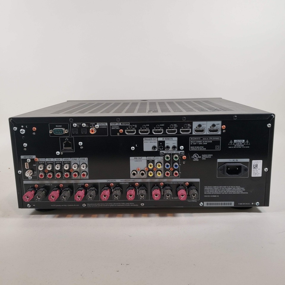 Sony STR-ZA1100ES 290W 2 Channel AV Receiver | eBay