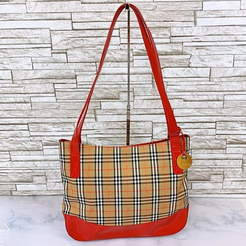 BURBERRY Shoulder Bag Collection: Iconic Check Canvas Designs | eBay