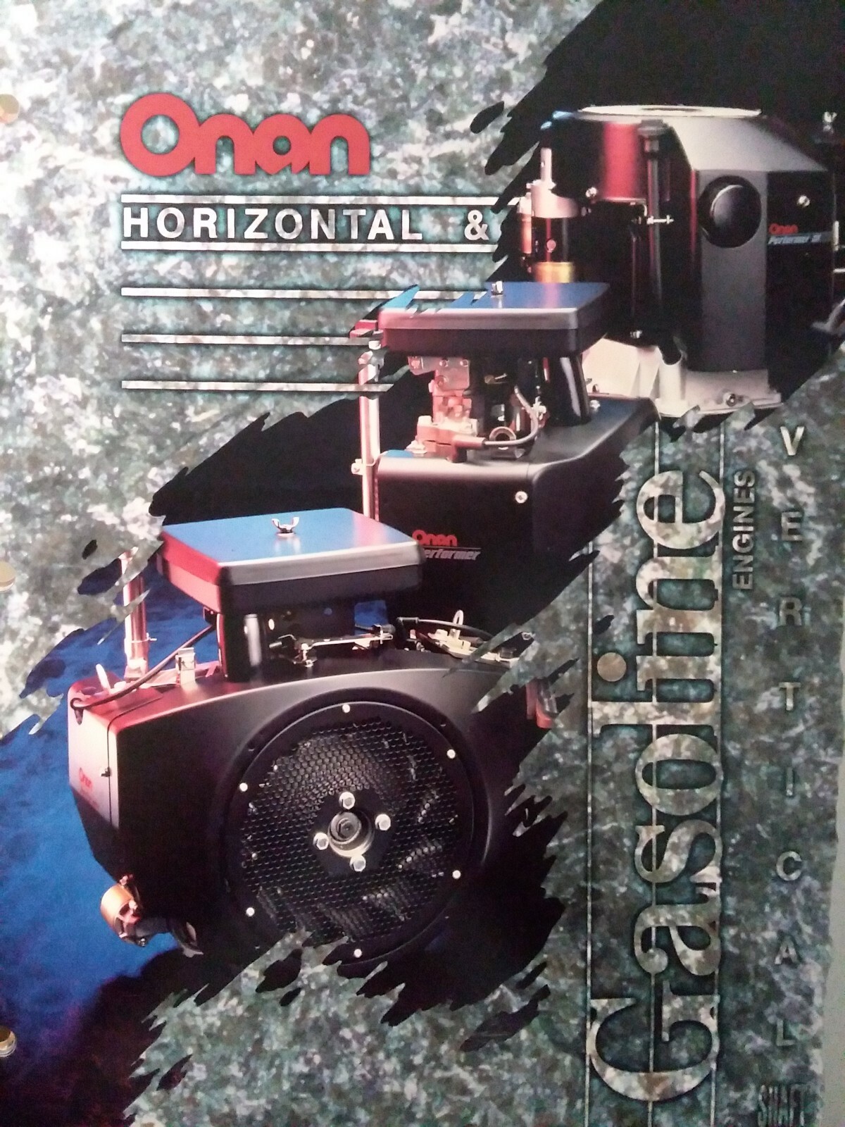 Onan Performer P216 P218 P220 P224 P216V P220V P218V Engine Color Sales ...