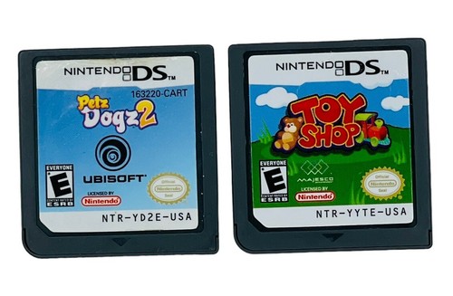 PETZ DOGZ2 & TOY SHOP NINTENDO DS CARTS ONLY TESTED WORKING VIDEO GAMES ...