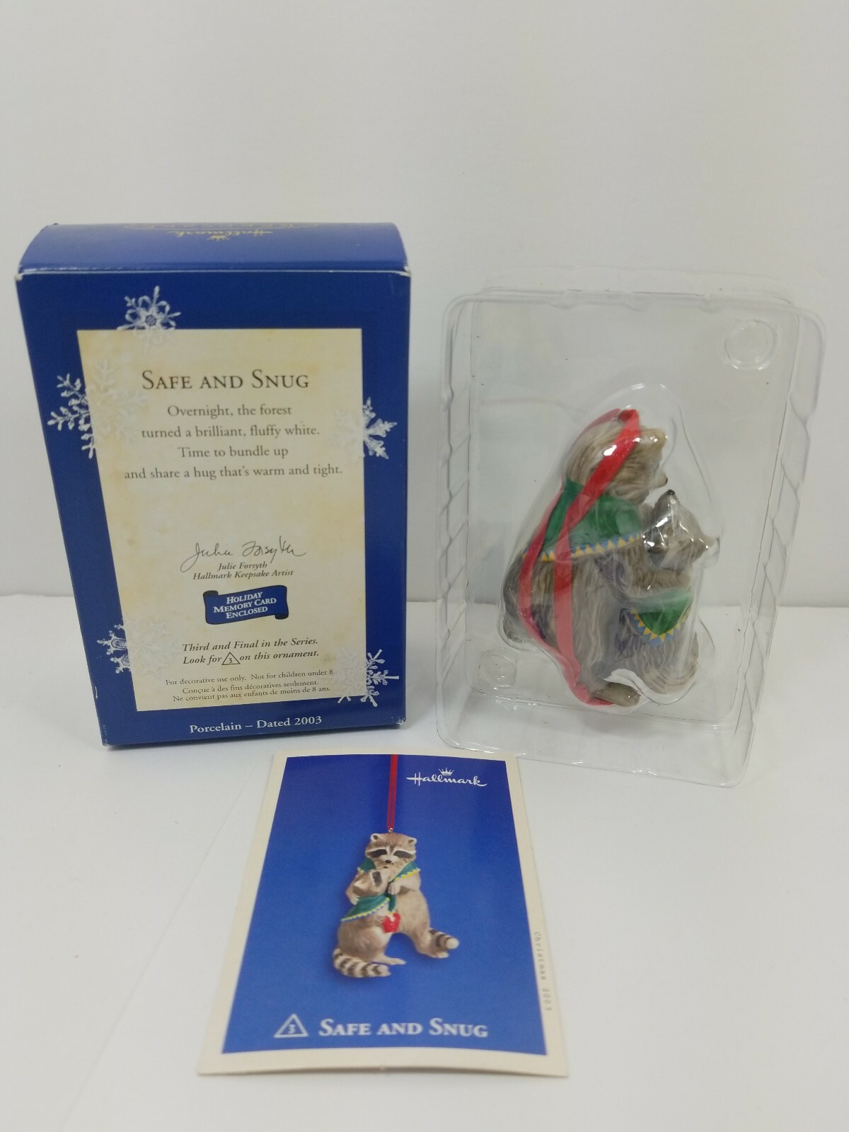 2003 HALLMARK Christmas Keepsake Ornament SAFE and SNUG Collectors ...
