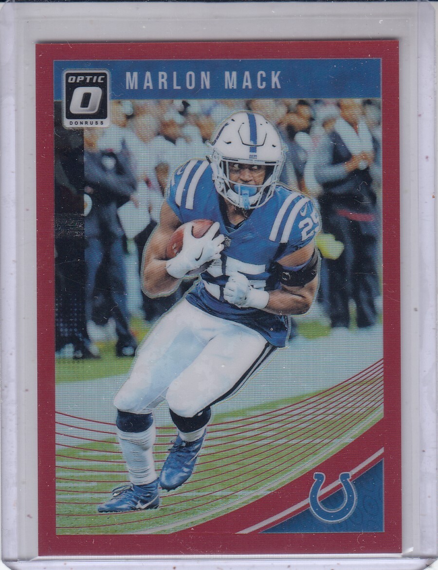 MARLON MACK 2018 Panini Donruss Optic Red #45 65/99 Colts | eBay