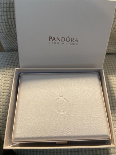 Authentic Pandora Leather Jewelry Box Travel Box With Outer Box | eBay