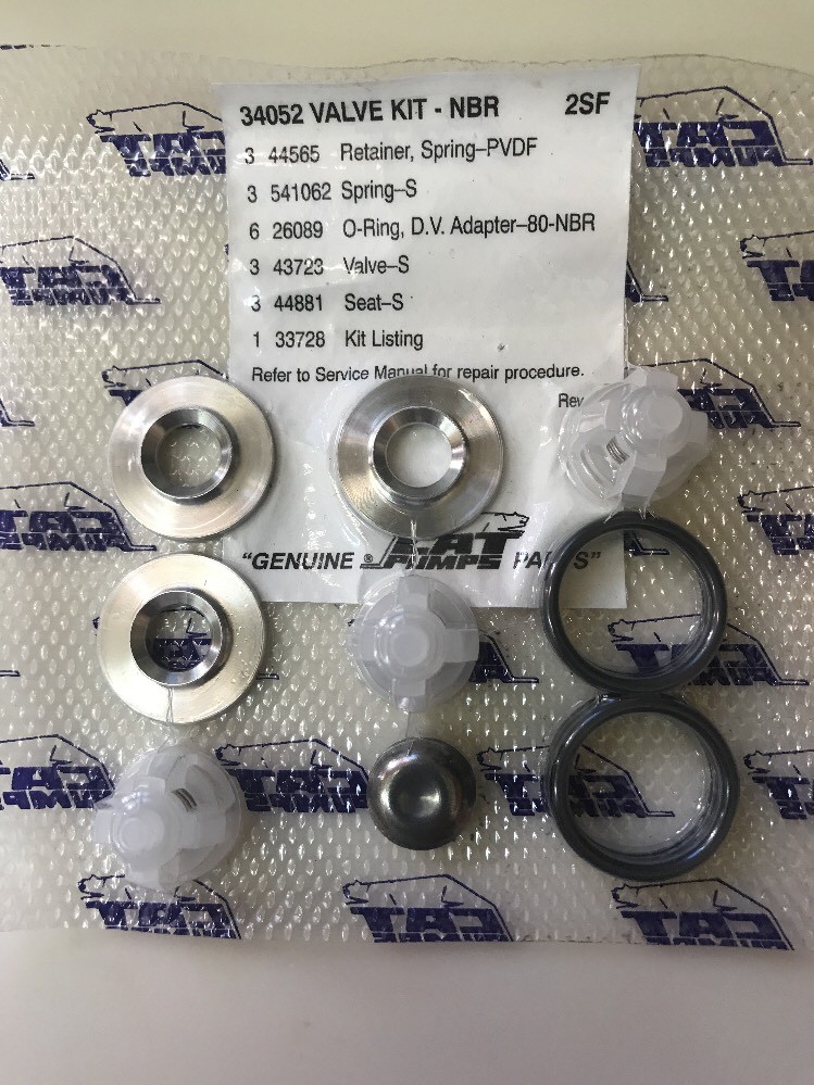CAT PUMPS 34052 DISCHARGE VALVE KIT for Cat Pump 2SF, SF22E, 30GZ ...