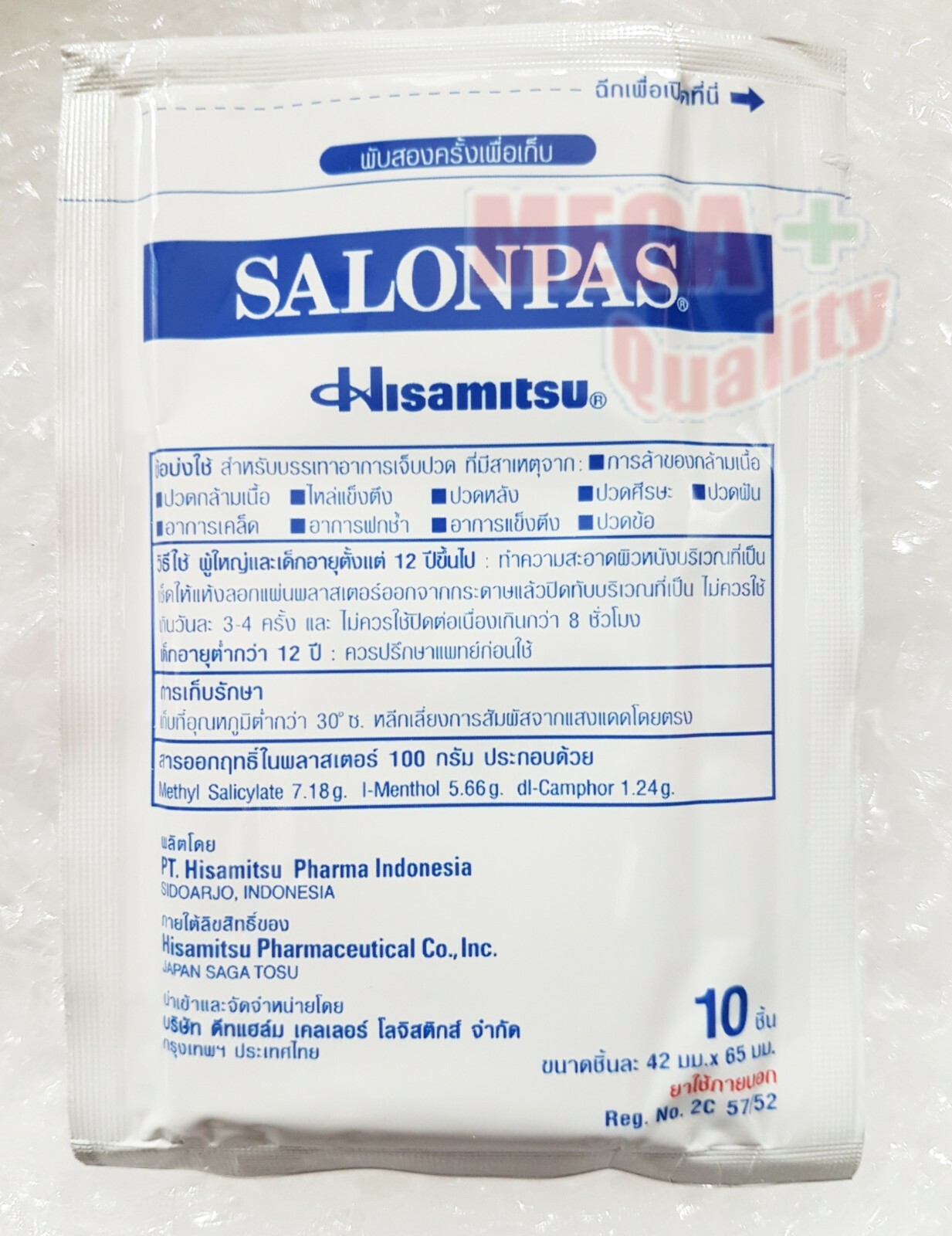 2 x 10 Pcs. Salonpas Effective Aches Pain Relief Patch Plaster Neck ...