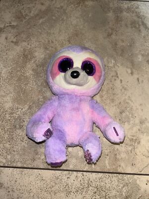 TY Beanie Boo "Dreamy" Pink Purple marble 8" soft plush sloth 2019 | eBay