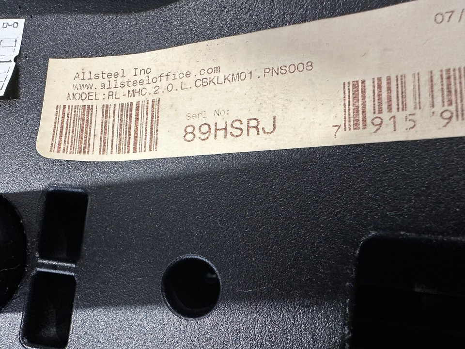 Allsteel Relate Executive Office Chair W Gray Fabric Seat And Mesh Back ...