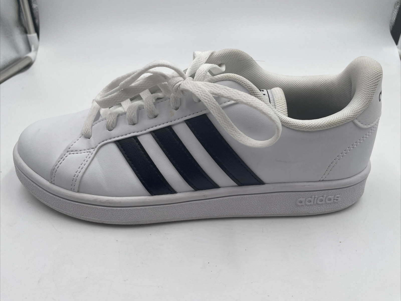 Adidas Sneaker White/Black PWJ 001004 Athletic Shoes Mens 7.5 Womans 8. ...