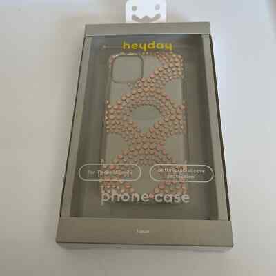 Heyday Phone Case For iPhone 12 Mini- Gold Scallop Dot - Brand New | eBay