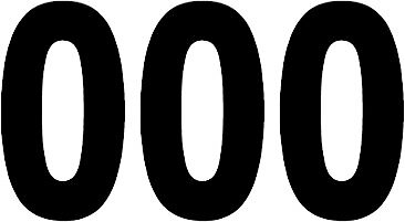 Factory Effex 8" Black Pro Number 0 Decals (02-4360) | eBay