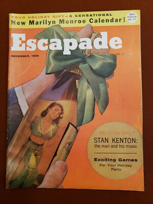 Escapade Dec. 1956 Monroe Calendar Intact Center Fold VG++ Very Rare | eBay