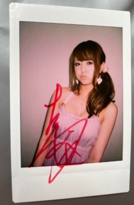 Akiho Yoshizawa Autographed cheki Japanese celebrities PHOTO Card | eBay