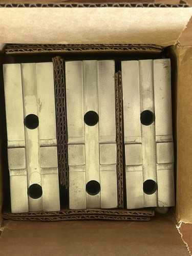 3 Pcs Set - US Shop Tools TG-12250F Steel Soft Jaws for 12" Chuck. 2-1/ ...