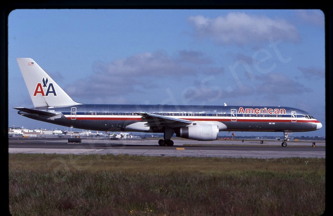 American Boeing 757-200 N182AN Sep 04 Kodachrome Slide/Dia C1 | eBay