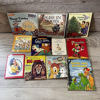 Illustrated Vintage Children s Picture Books Set Of 11 | eBay