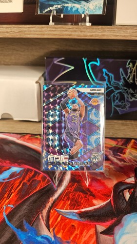 2024-25 Mosaic #2 LeBron James /99 Epic Performers Mosaic Reactive Blue ...