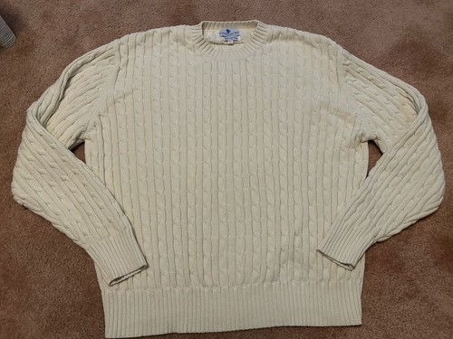 Vintage English Sports Shop Bermuda Cable knit Sweater Sailing Yachting ...