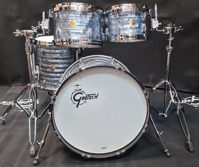 Gretsch Fusion Set Sky Blue Pearl Drumset USA Custom Finsh Ply ...