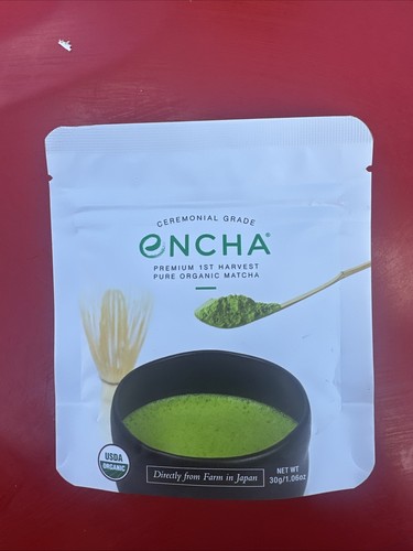 Encha Ceremonial Grade Matcha Powder, Organic First Harvest Japanese ...